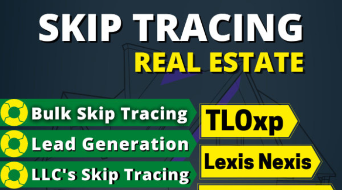 Use Freelancer - I will do real estate skip tracing, llc skip tracing and bulk skip tracing
